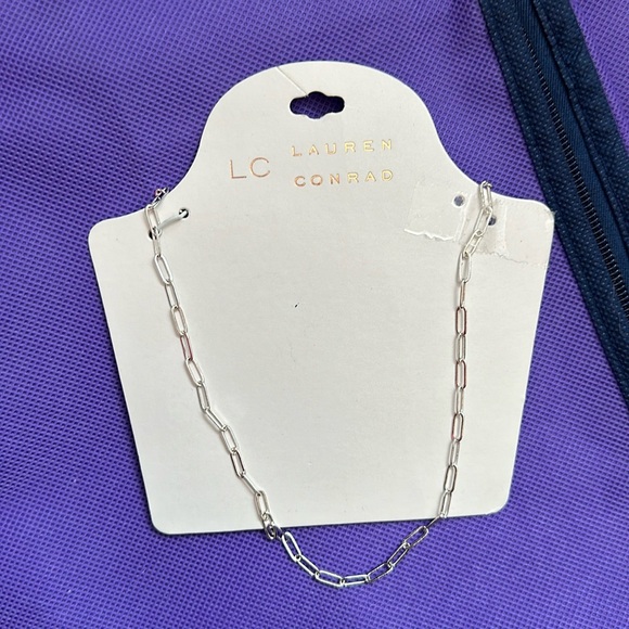 LC Lauren Conrad | Jewelry | Nwt Lc Lauren Conrad Silver Necklace ...